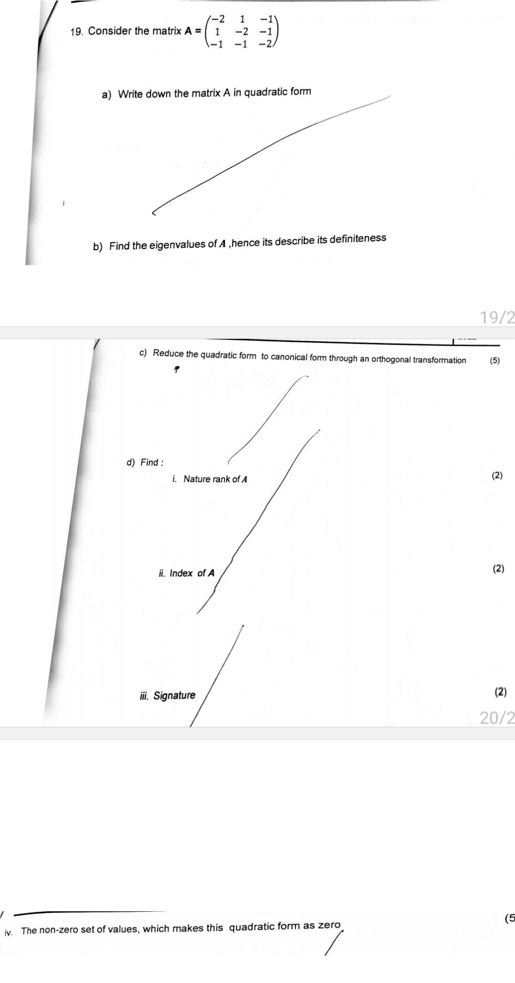 Solved 11. Suppose that v is an eigenvector of an n×n matrix | Chegg.com