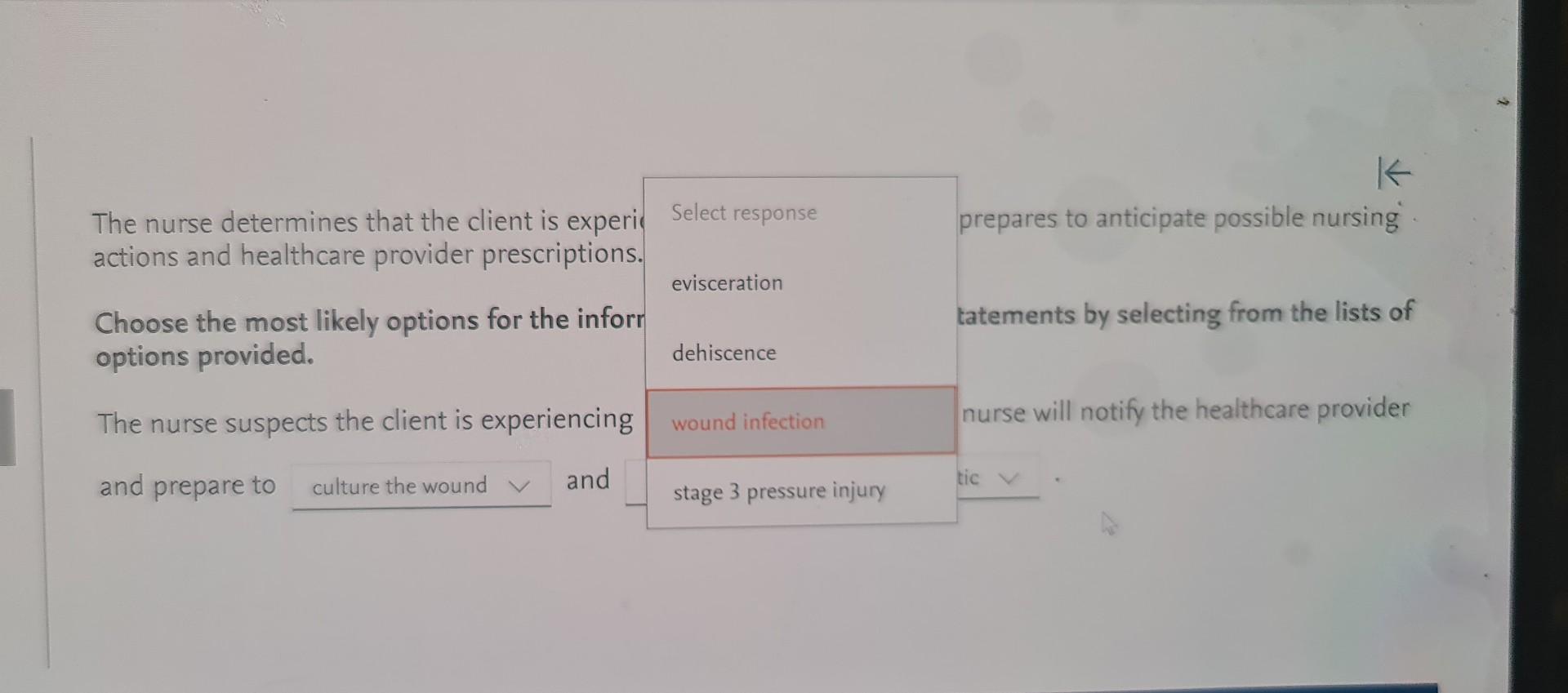 Solved The nurse determines that the client is experiencing | Chegg.com