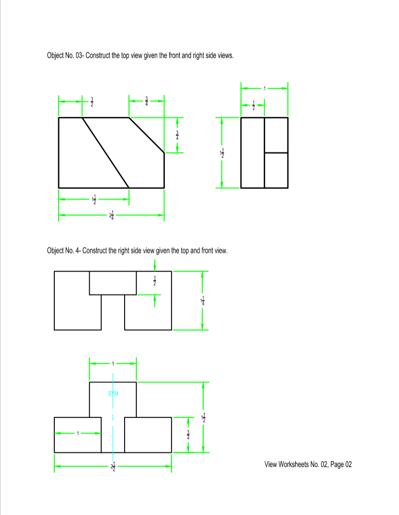 Solved Using your instruments and your 4 ﻿squares per inch | Chegg.com