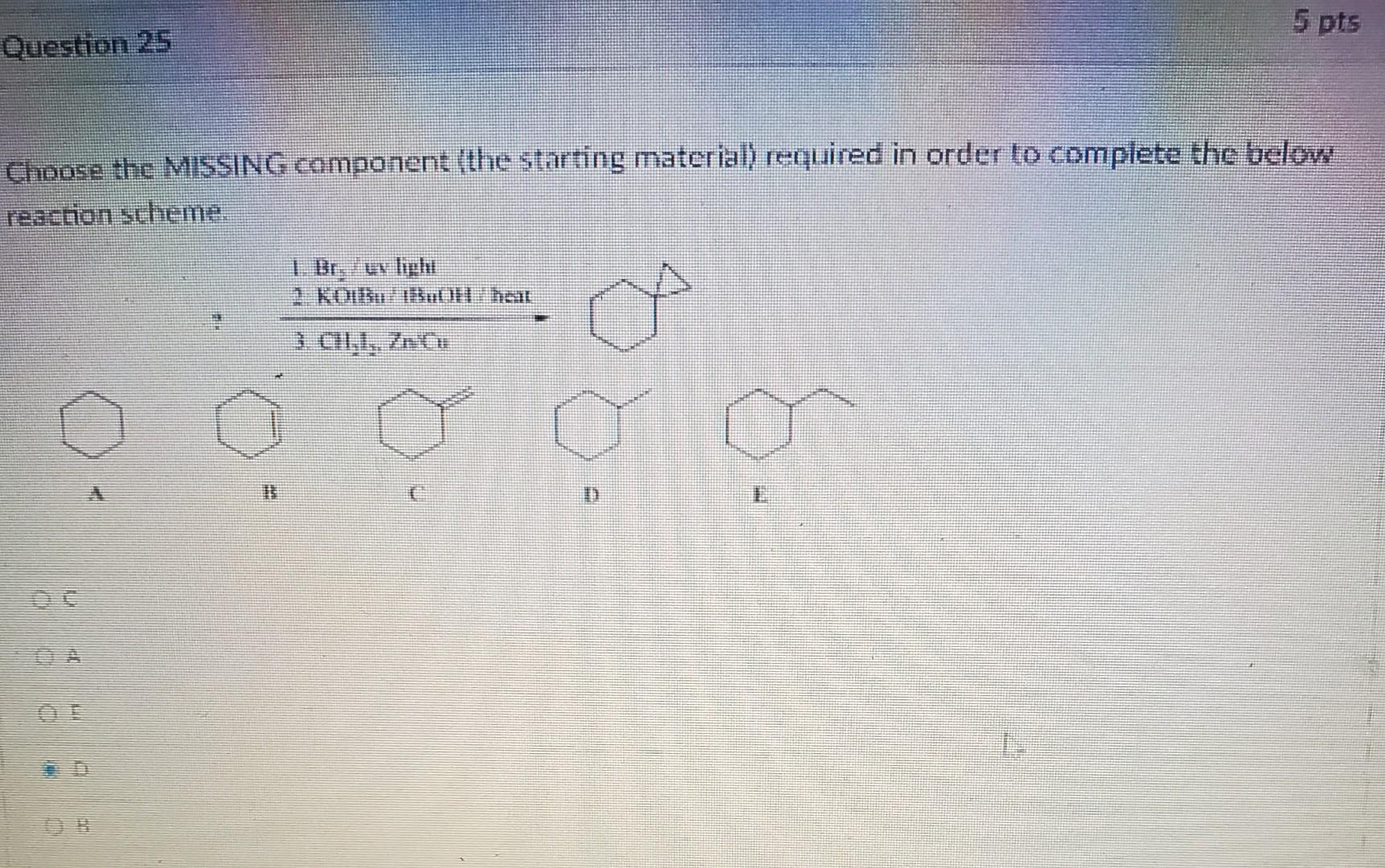 Solved Chouse the MSSING comperent (the major paructsi | Chegg.com