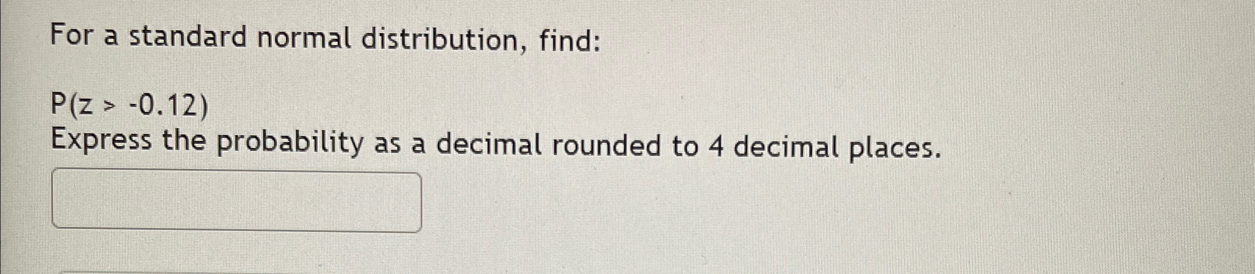 Solved For a standard normal distribution, | Chegg.com