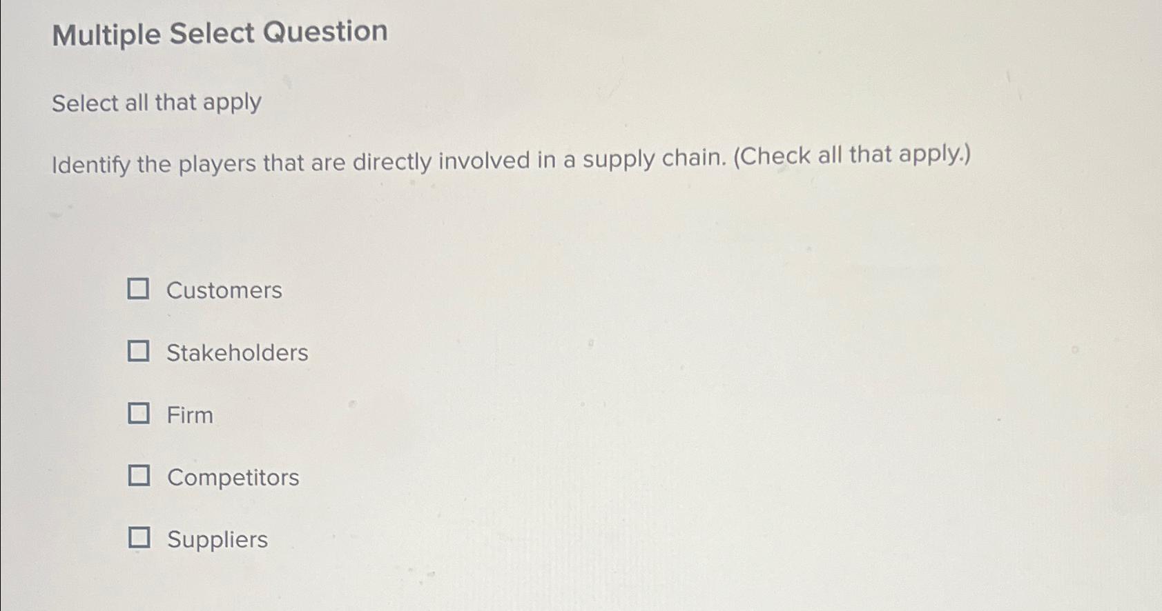 Solved Multiple Select QuestionSelect all that applyIdentify | Chegg.com