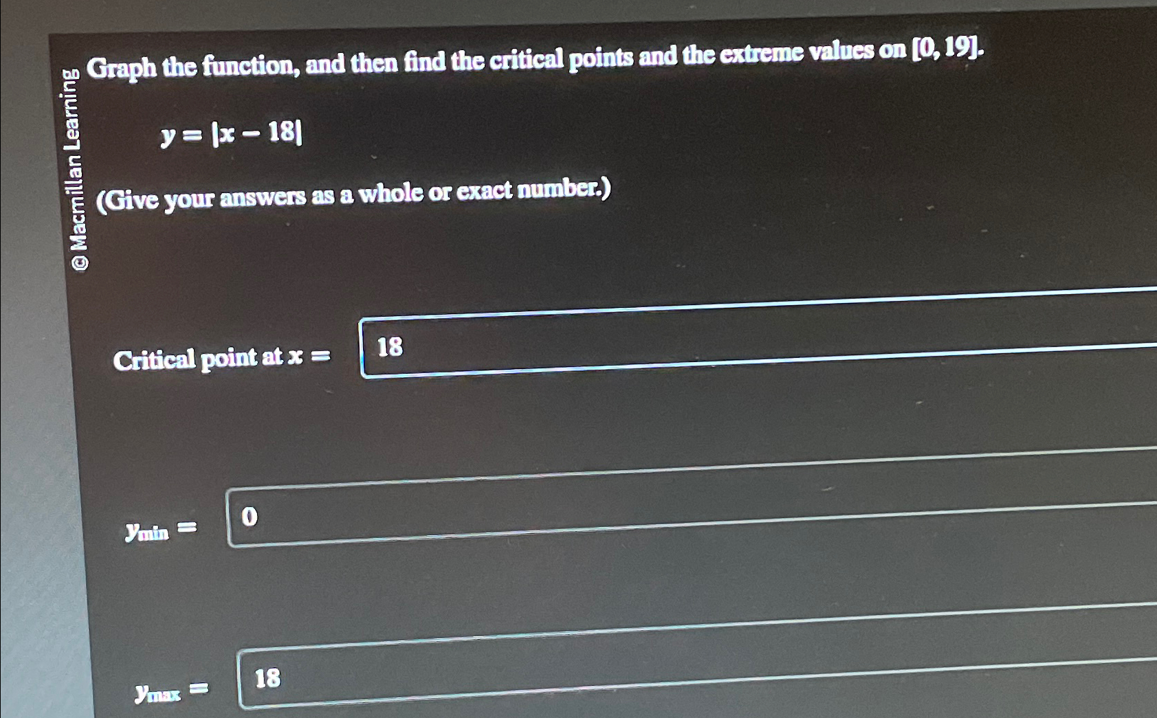 Solved on Graph the function, and then find the critical | Chegg.com