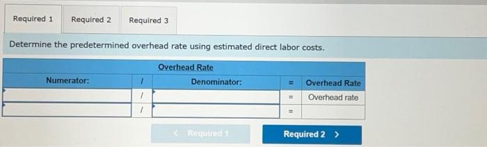 Solved Exercise 2-27 (Algo) Computing applied overhead and | Chegg.com