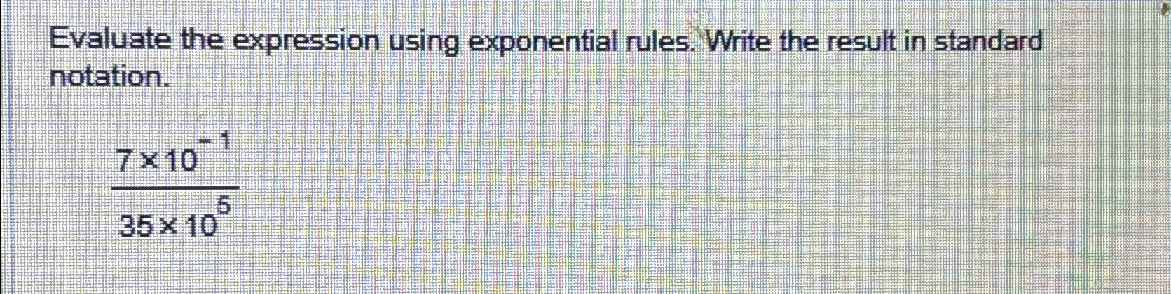 Solved Evaluate the expression using exponential rules. | Chegg.com