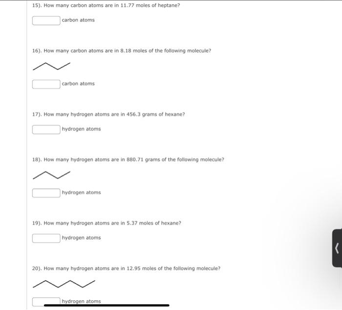 Solved 1). What is the molecular formula for decane? 2). | Chegg.com
