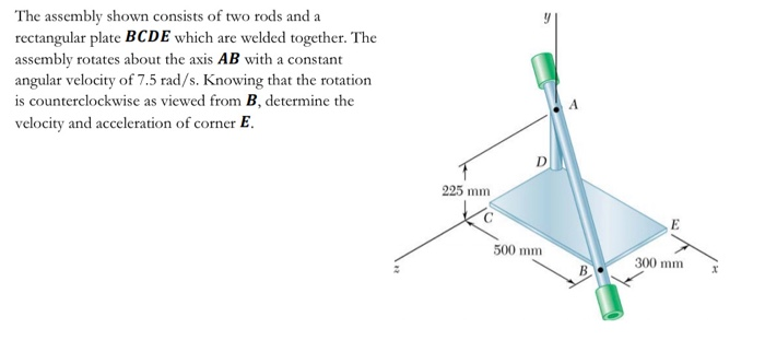 Solved The assembly shown consists of two rods and a | Chegg.com Solved The assembly shown consists of two rods and a | Chegg.com