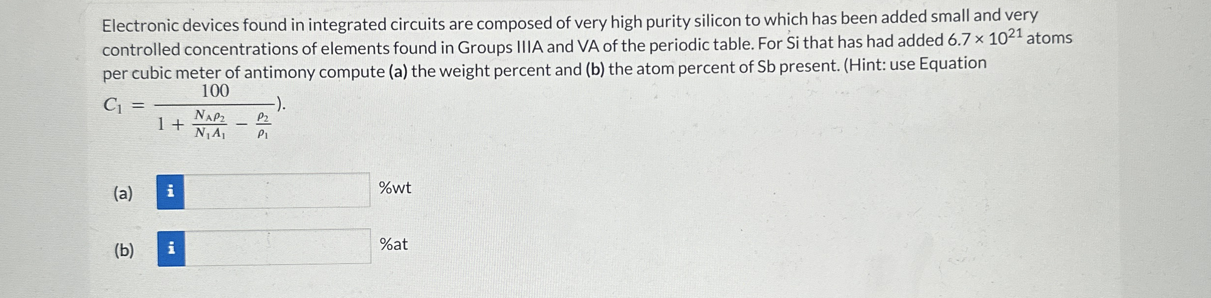 Solved Electronic devices found in integrated circuits are | Chegg.com