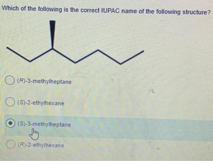 Solved Write IUPAC name of the following compound | Chegg.com