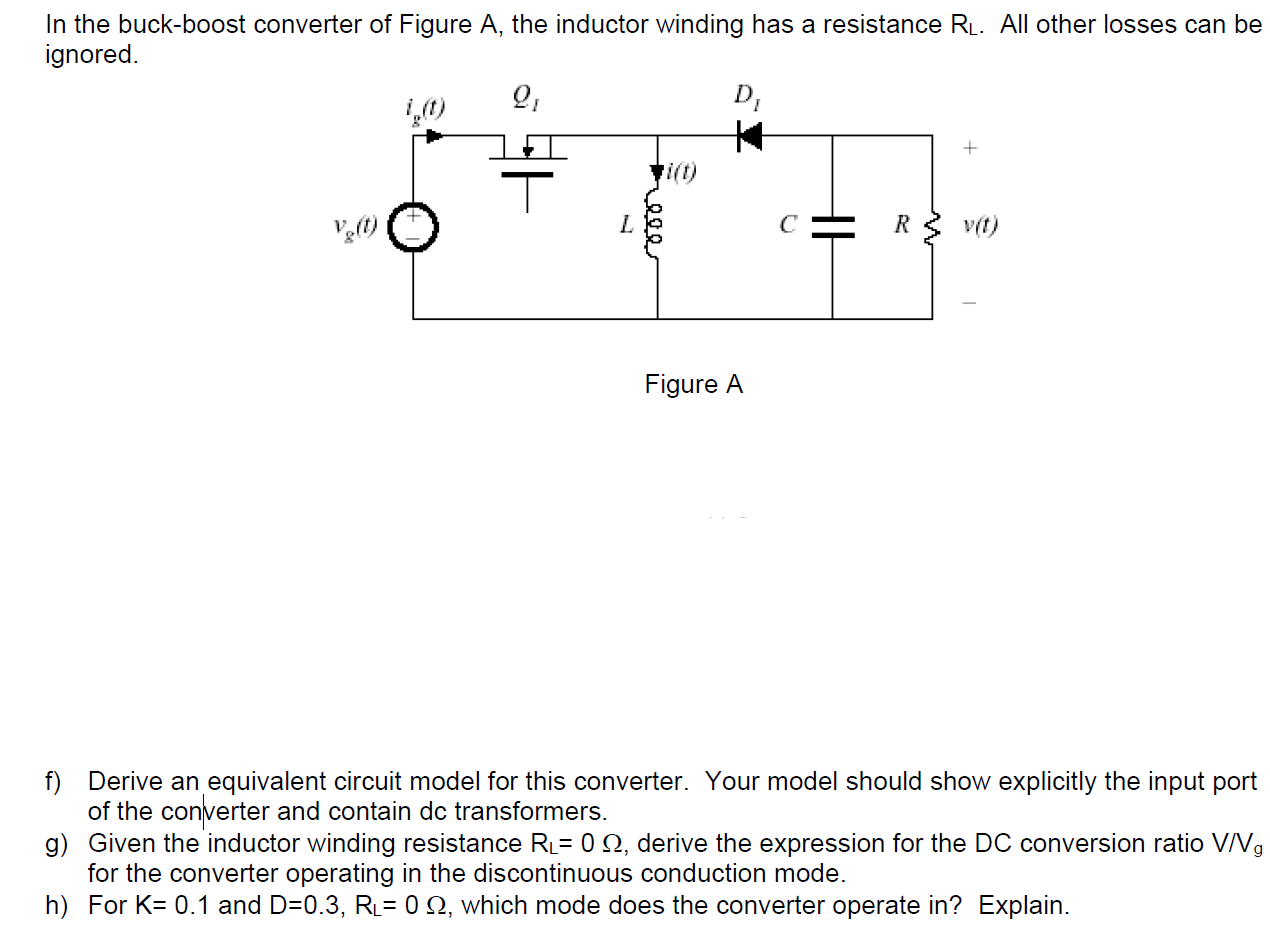 Solved f) ﻿Derive an equivalent circuit model for this | Chegg.com