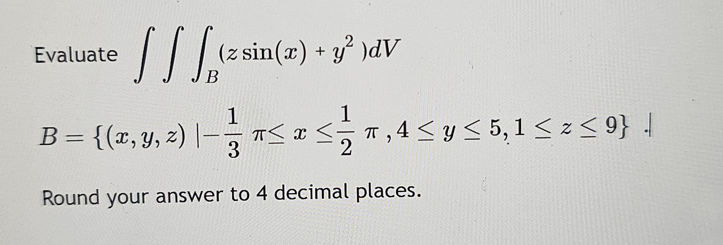Solved Evaluate | Chegg.com