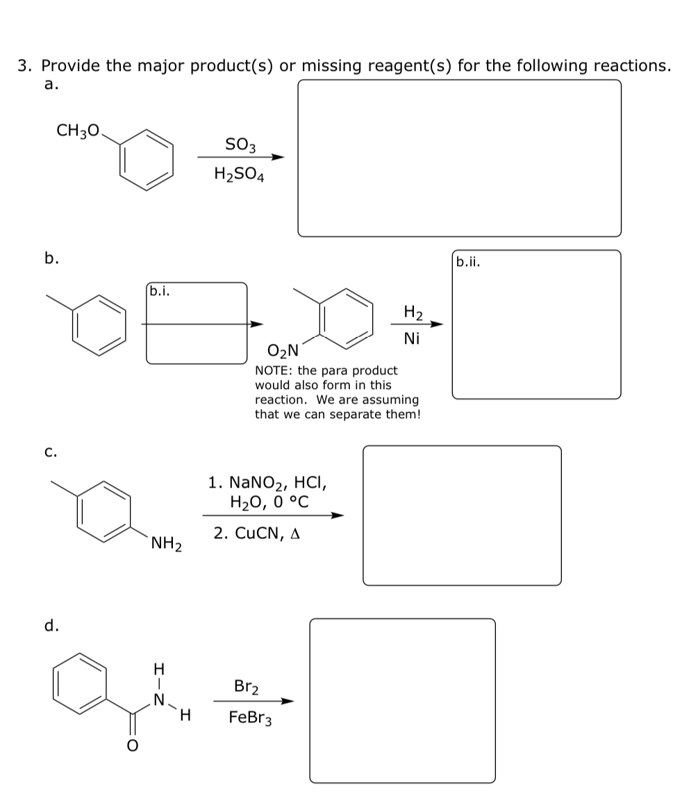 Solved Provide the major product(s) ﻿or missing reagent(s) | Chegg.com