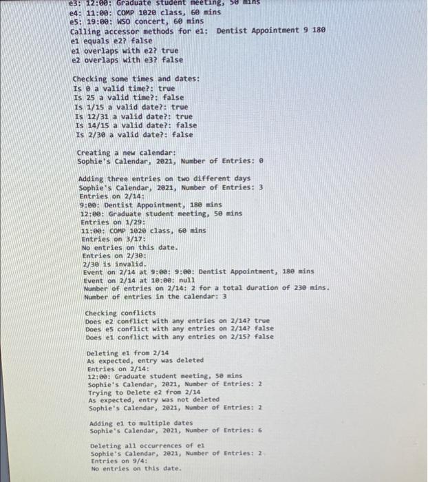 Solved Phase 1: A Simplified Calendar In this phase, you | Chegg.com