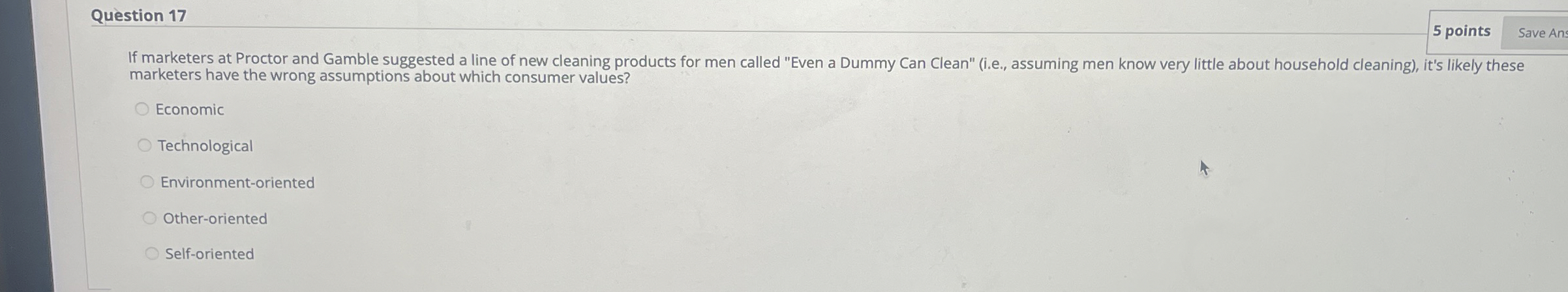 Solved Question 175 ﻿pointsIf marketers at Proctor and | Chegg.com