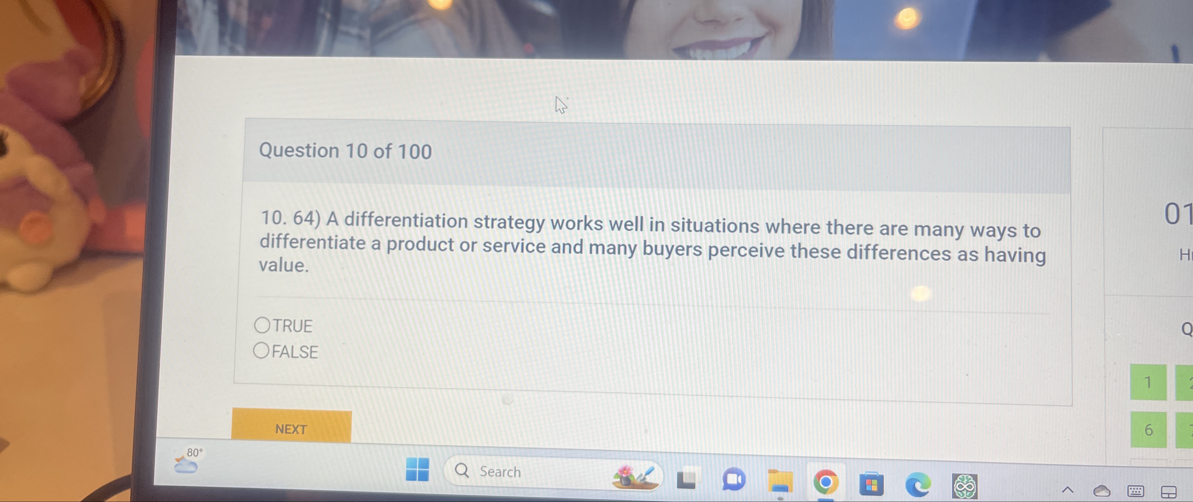 Solved Question 10 ﻿of 10010. 64) ﻿A differentiation | Chegg.com