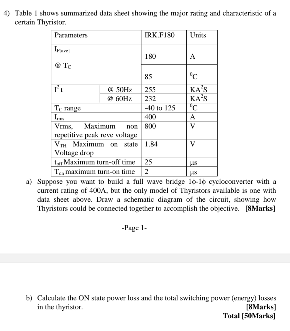 Solved Table 1 ﻿shows summarized data sheet showing the | Chegg.com