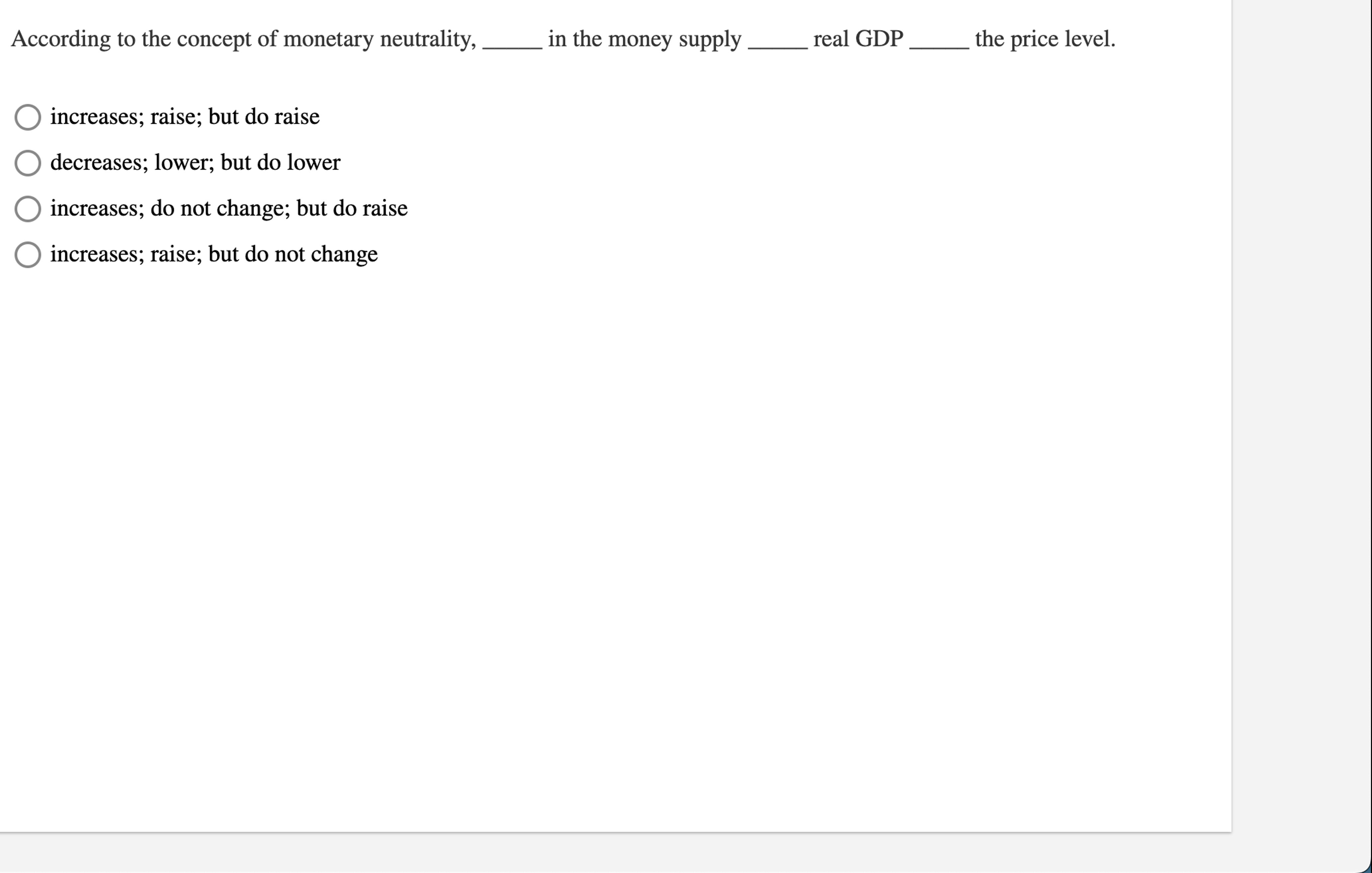 Solved According to the concept of monetary | Chegg.com