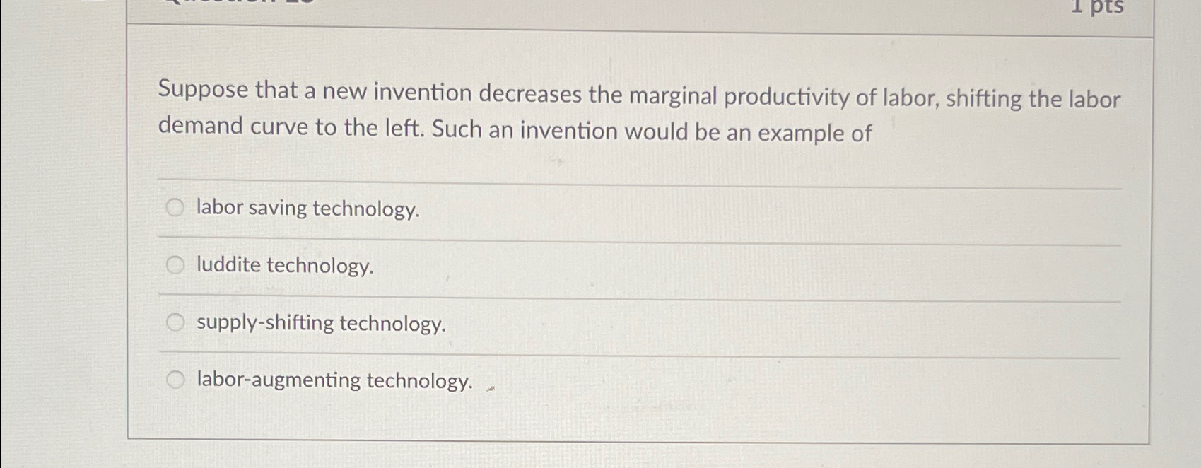 Solved Suppose that a new invention decreases the marginal | Chegg.com