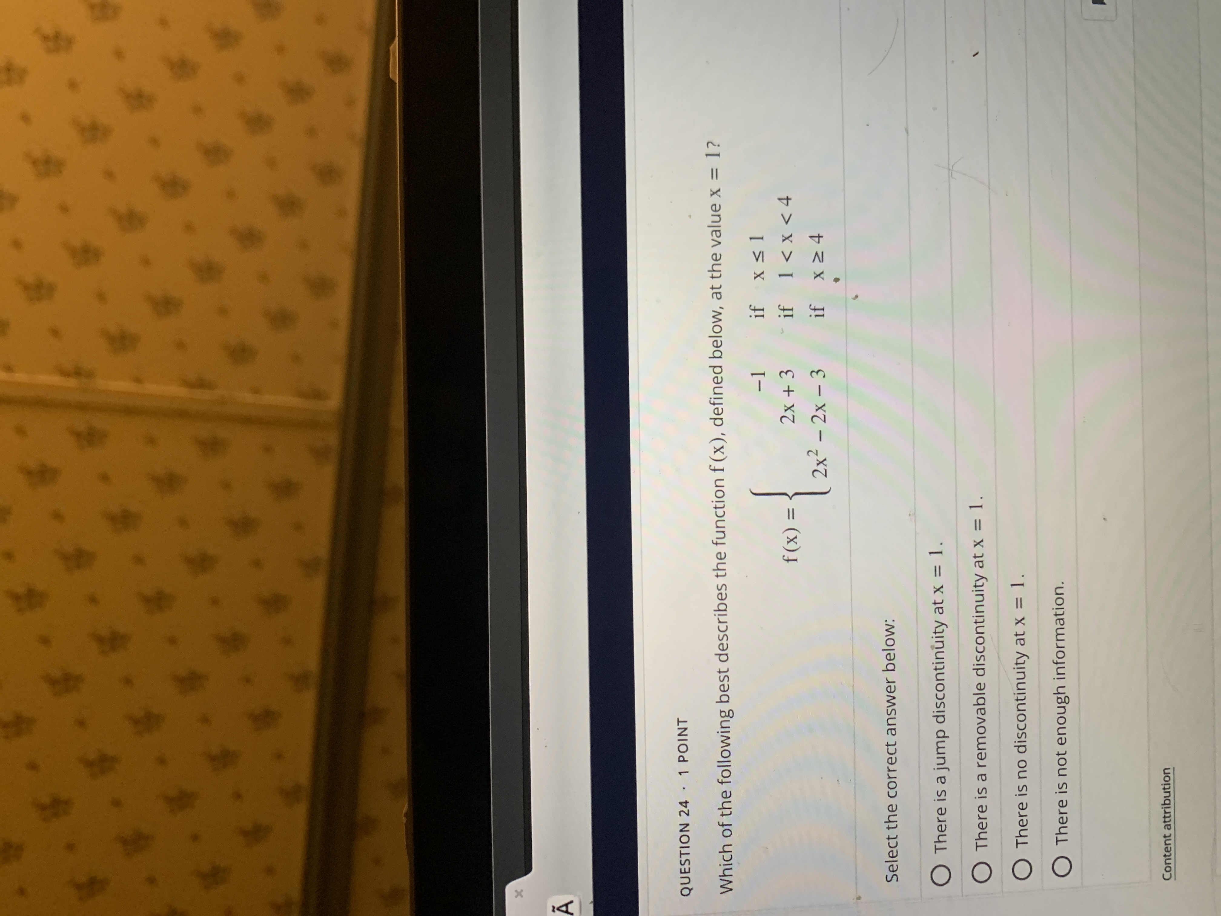 Solved QUESTION 24*1 ﻿POINTWhich of the following best | Chegg.com