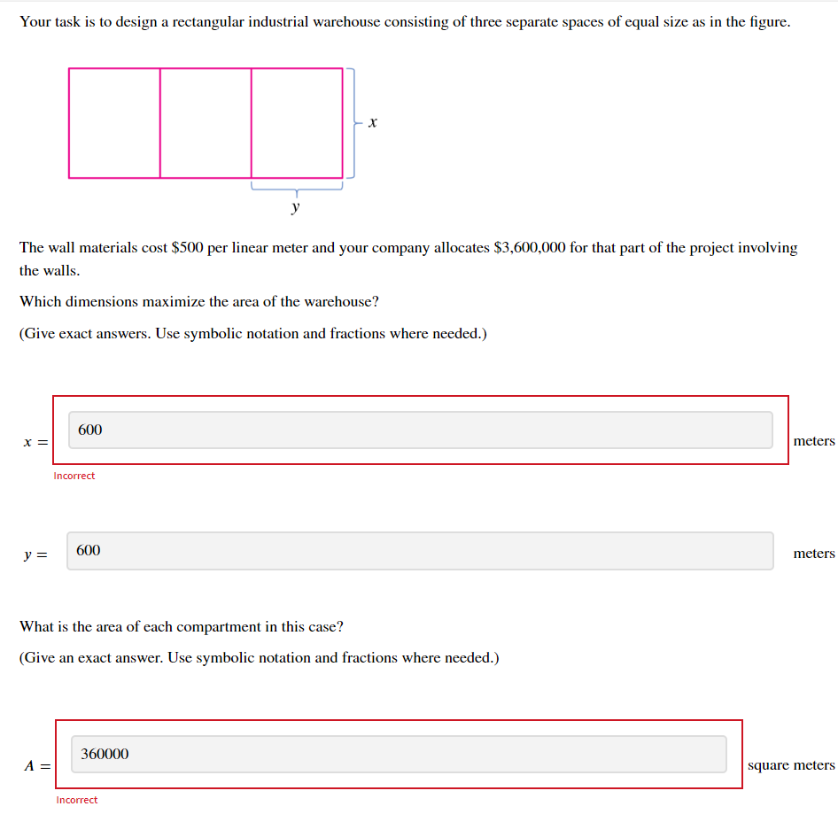 Solved Your task is to design a rectangular industrial | Chegg.com