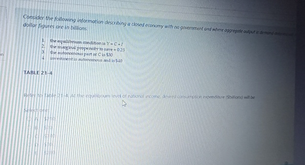 Solved Consider the following informotion describing a dosed | Chegg.com