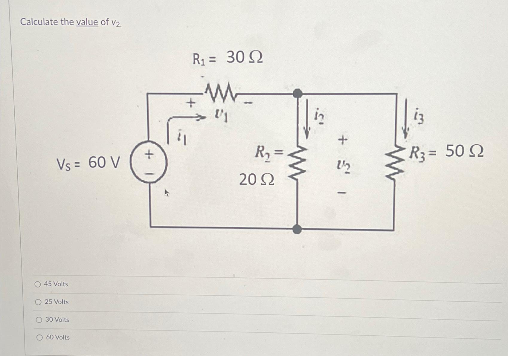 Solved Calculate the value of v2. | Chegg.com