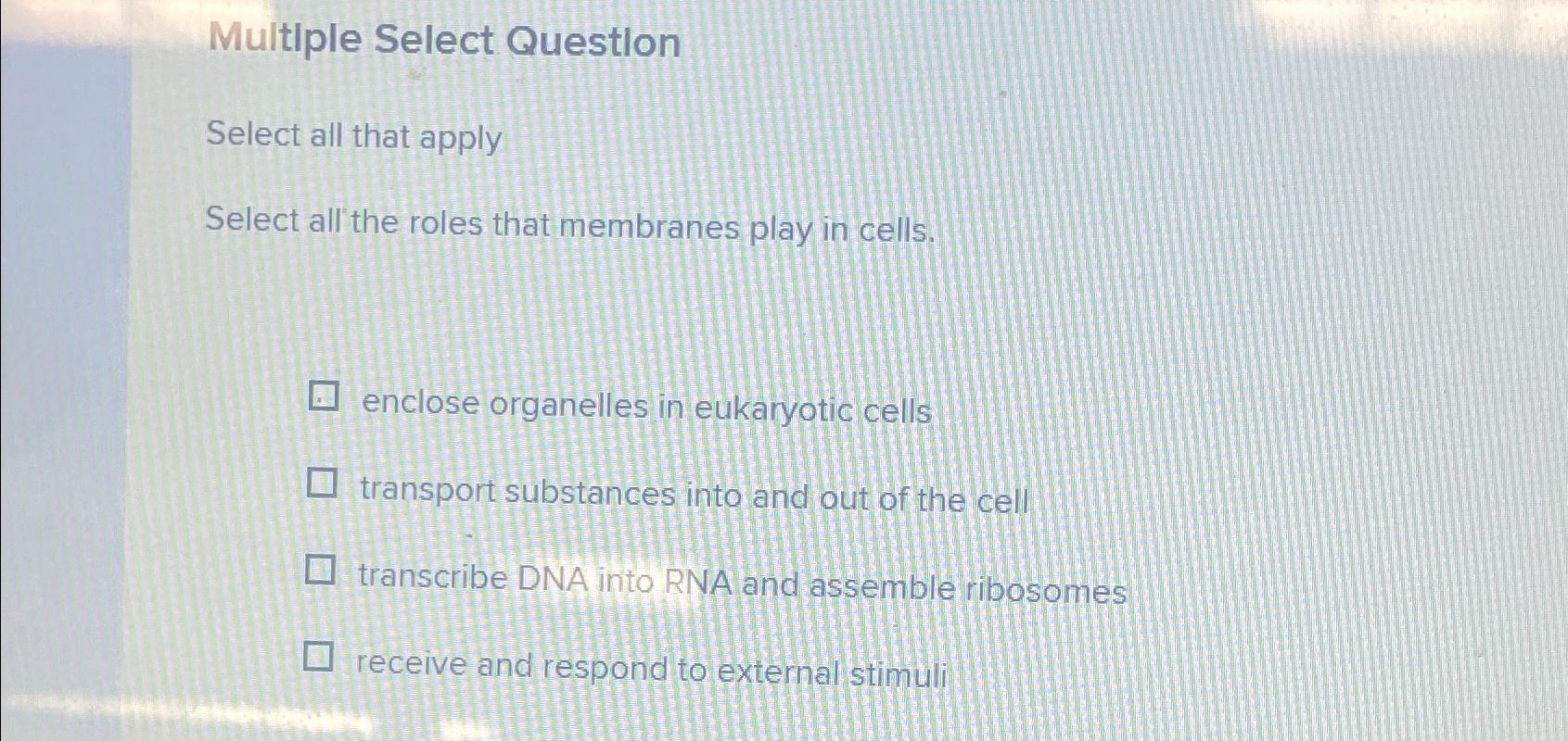 Solved Multiple Select QuestionSelect all that applySelect | Chegg.com