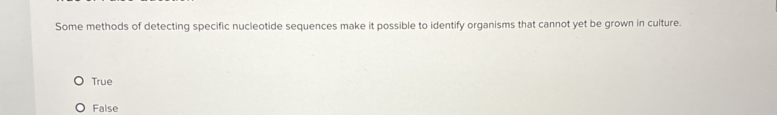 Solved Some methods of detecting specific nucleotide | Chegg.com