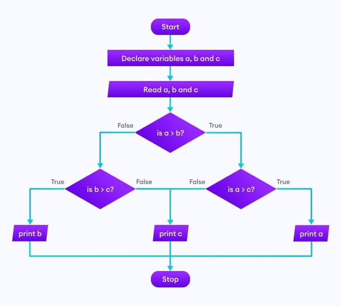 Solved #1C program to FlowchartInstruction: Make a flowchart | Chegg.com