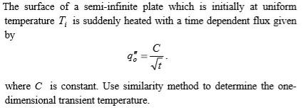 Solved The surface of a semi-infinite plate which is | Chegg.com