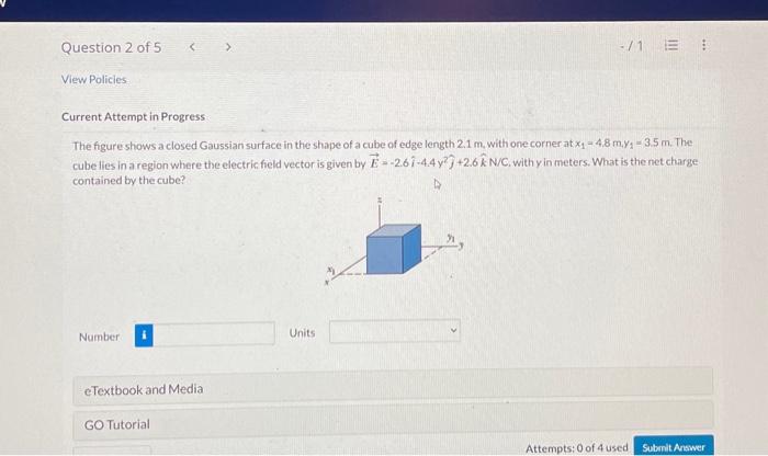Solved The figure shows a closed Gaussian surface in the | Chegg.com