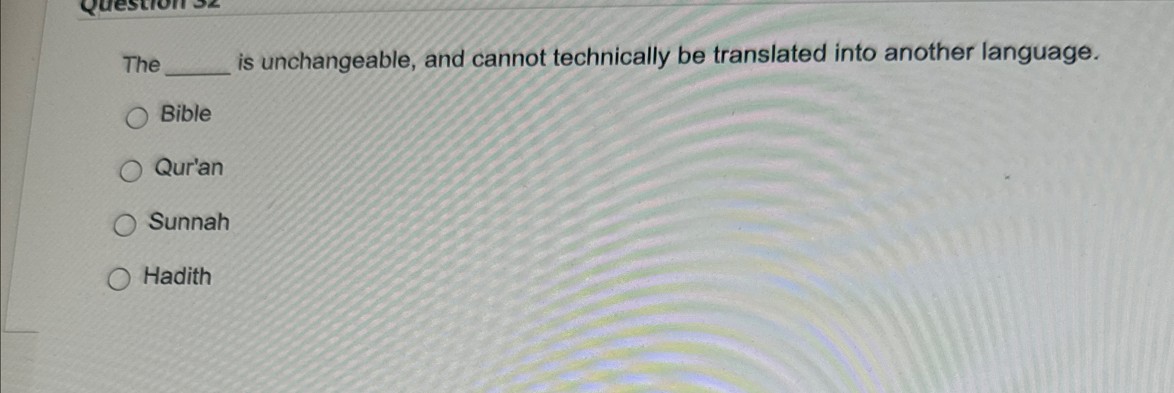 Solved The ﻿is unchangeable, and cannot technically be | Chegg.com