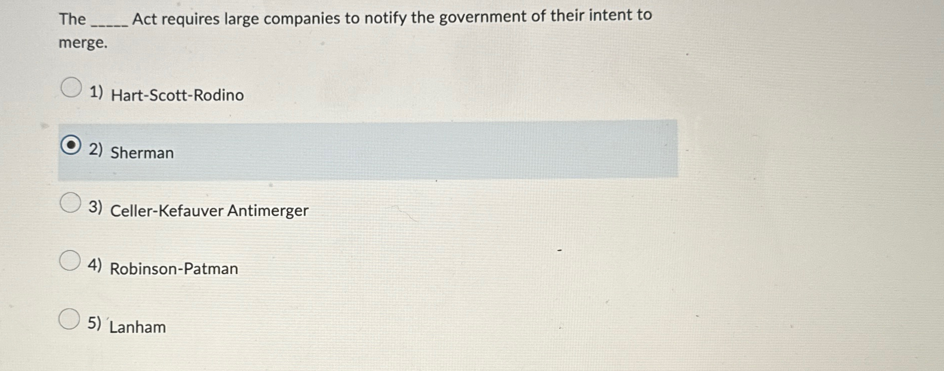 Solved The Act requires large companies to notify the | Chegg.com