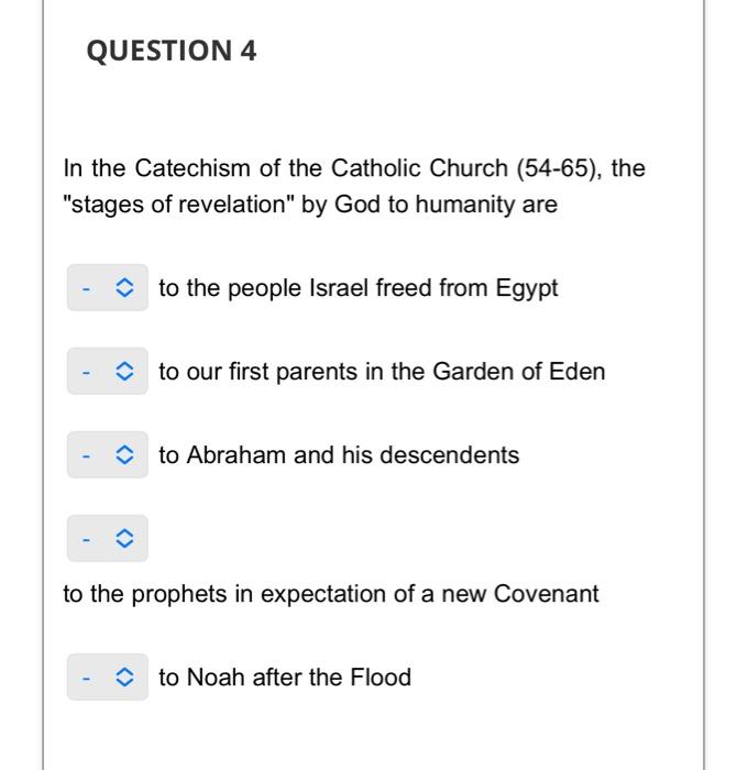 for question 4 The options of each questions are ( | Chegg.com