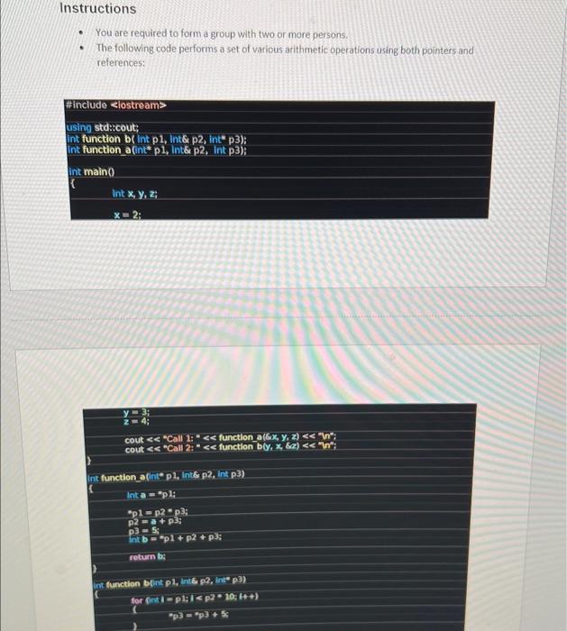 Instructions - You are required to form a group with | Chegg.com