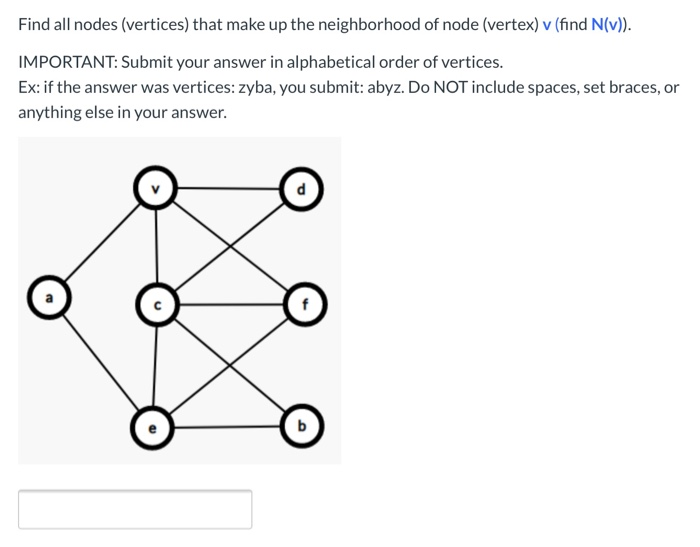 Solved Find all nodes (vertices) that make up the | Chegg.com