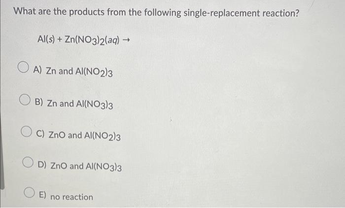 Solved What are the products from the following | Chegg.com