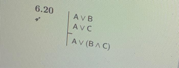 Solved 6.20 AVB AVC AV (BAC) | Chegg.com