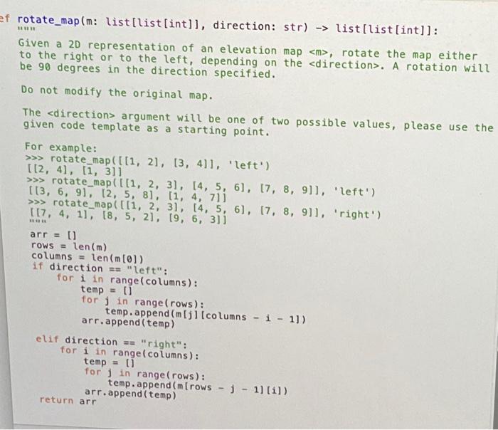 Solved ef cost_to_hike_naive(m: list[list[int]], | Chegg.com