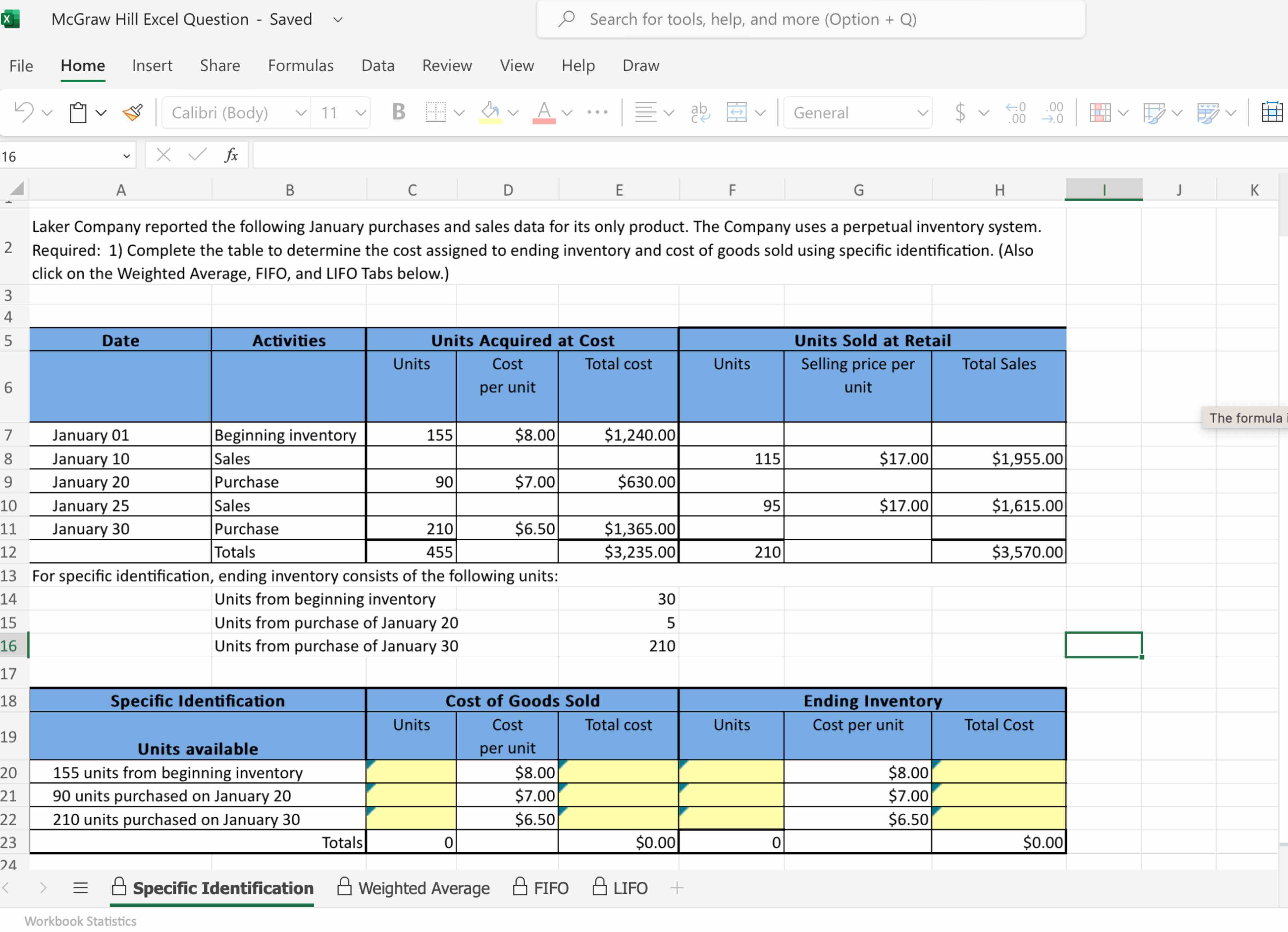 Solved Complete the table to determine the cost assigned to | Chegg.com