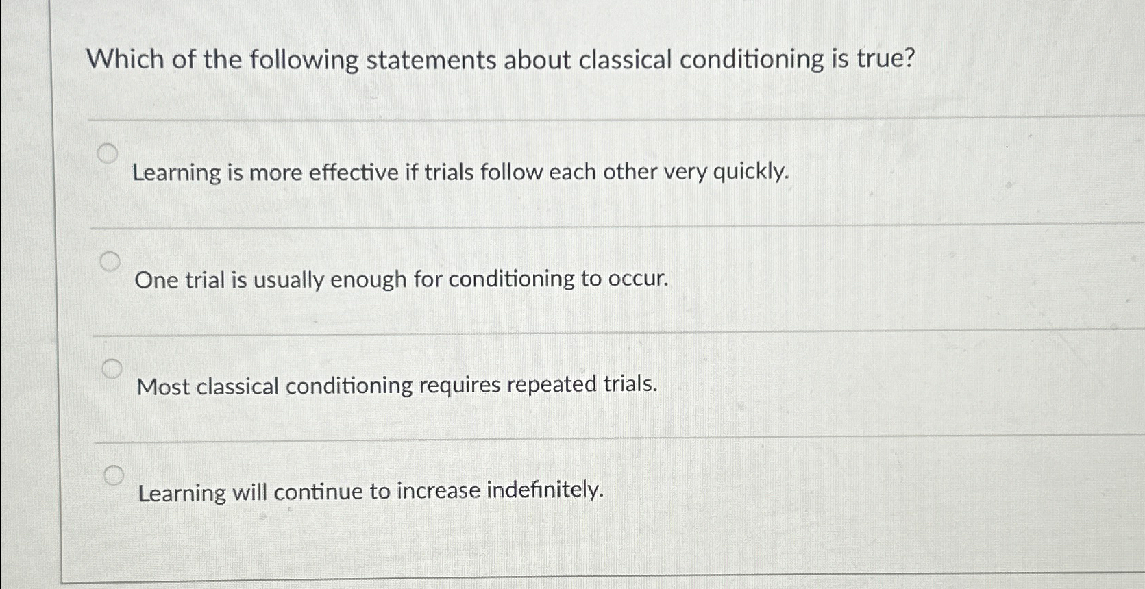 Solved Which of the following statements about classical | Chegg.com