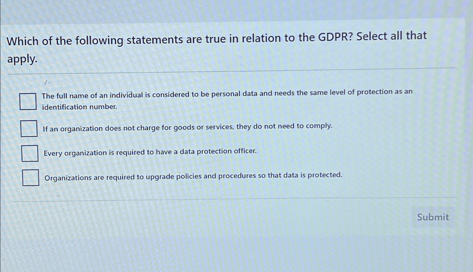 Solved Which of the following statements are true in | Chegg.com