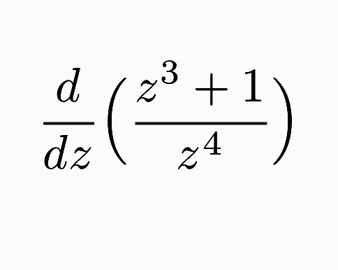 Solved theme: Complex Variables Give the derivative and | Chegg.com