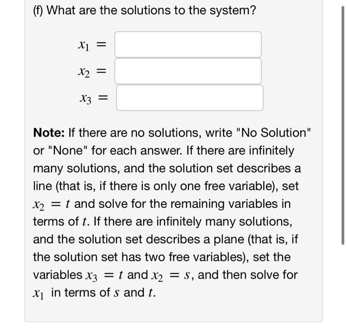 Solved (5 points) Solve the following system using augmented | Chegg.com