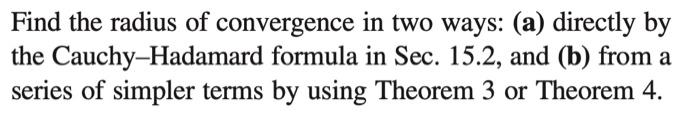 Solved Show all steps please!(the second picture is theorem | Chegg.com