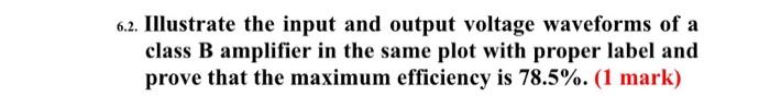 Solved Illustrate The Input And Output Voltage Waveforms Of 3212
