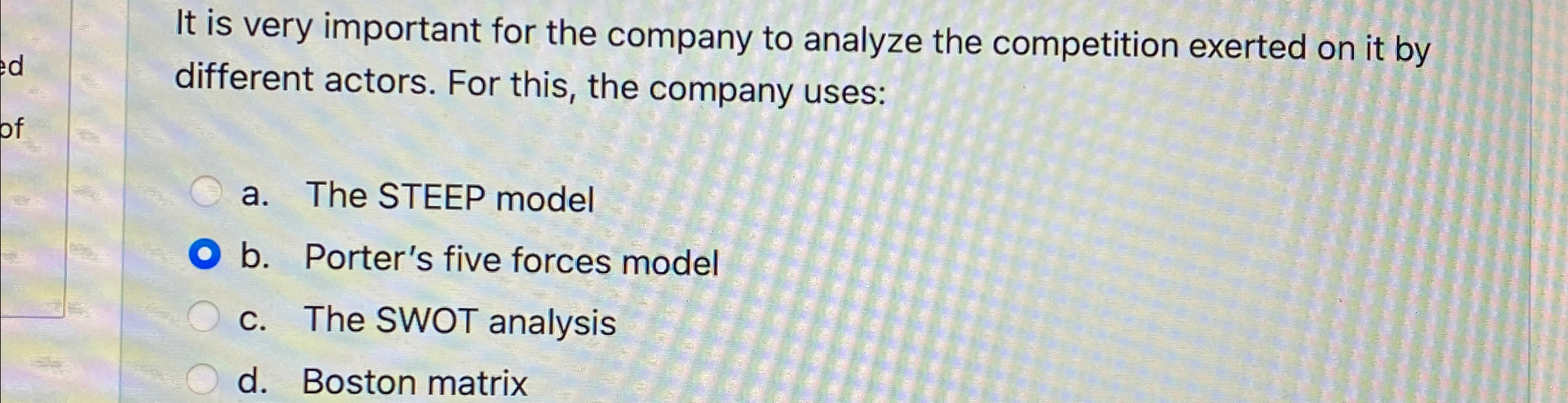 Solved It is very important for the company to analyze the | Chegg.com