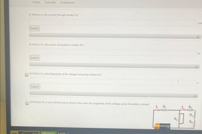 Solved A circuit is constructed with five resistors and one | Chegg.com