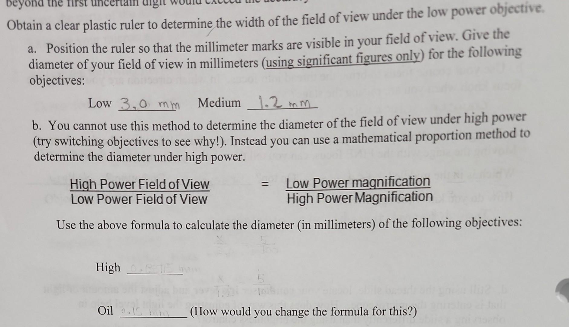 Solved 6. The shortest objective lens is referred to as the | Chegg.com