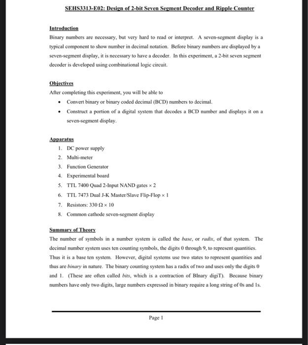 B. Synchronous Counters with JK Flip-Flops 1. | Chegg.com